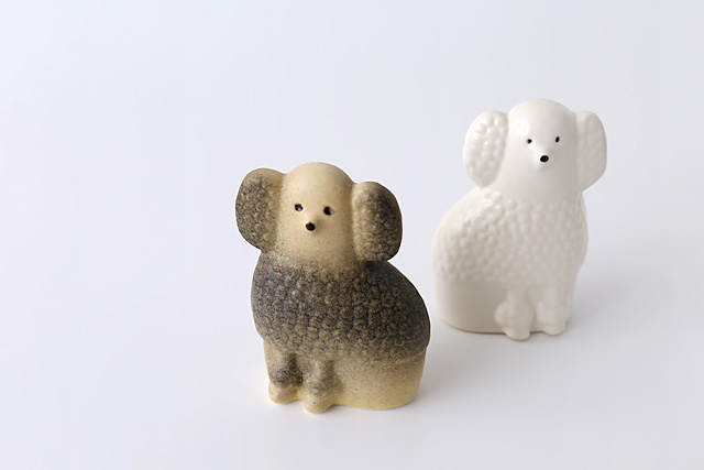 Lisa Larson/リサ・ラーソン/プードル(S) POODLE/ホワイト【個別販売】 北欧雑貨 COMFOTA